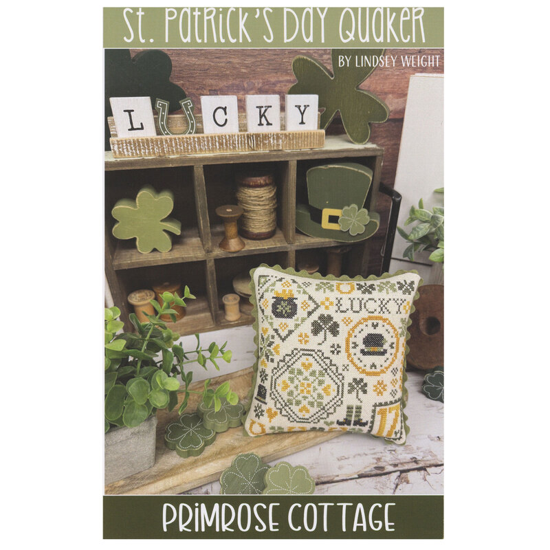 St. Patrick's Day Quaker Cross Stitch Pattern | Shabby Fabrics